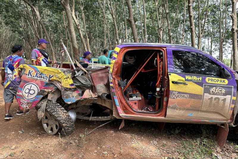 2025 Asia Cross Country Rally: Trees take victims in Stage 1 – 131 Off-Road